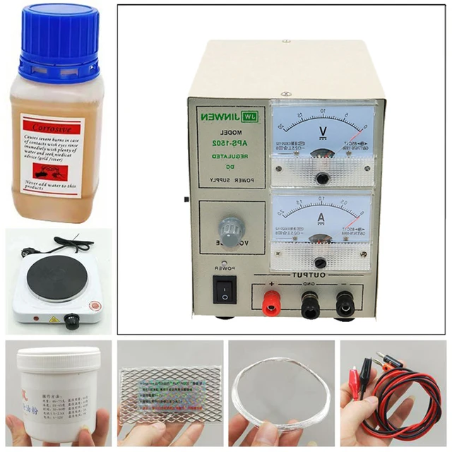 Jewelry Gold Plating Solution Small Machine 24k Gilded Plating Water ...