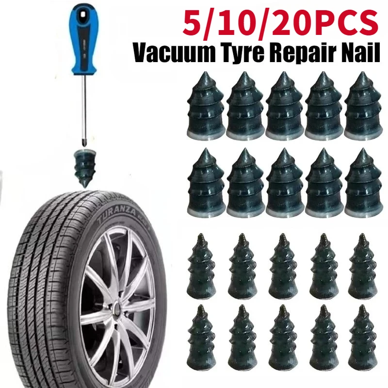 5-10-20pcs-Vacuum-Car-Tyre-Repair-Rubber-Nail-Set-Tire-Screws-Tubeless ...