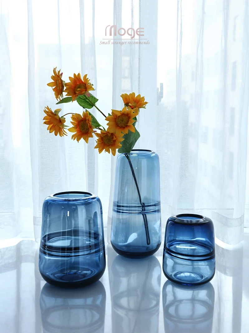 Blue Glass Vases Wholesale