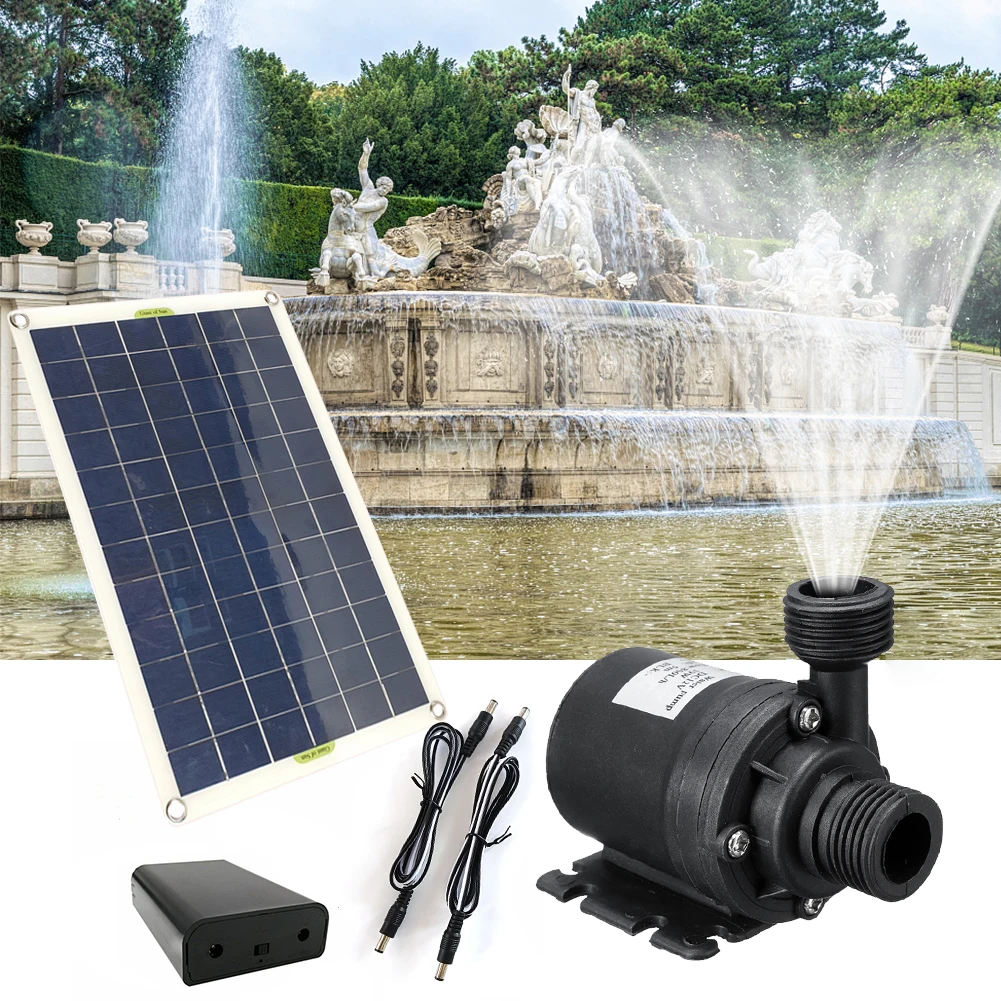 50W 800l/h Brushless Solar Water Pump Monocrystalline Silicon Low Noise ...