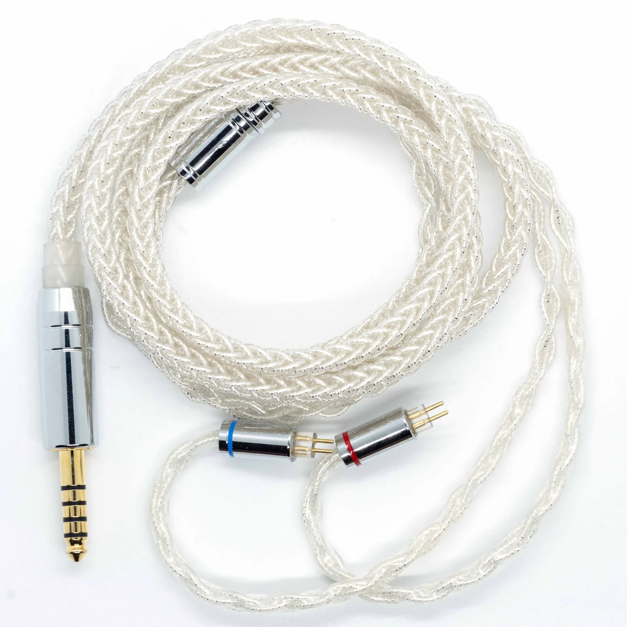 Butfast 8 Core Silver Plated Iem Cable Silver Foil HiFi Upgrade Cable ...