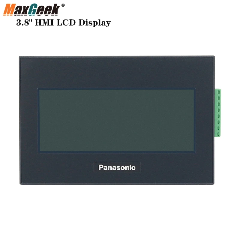 Maxgeek 3.8 인치 HMI LCD 디스플레이 모니터, 파나소닉 HMI 터치 스크린 교체용, 3.8 인치 터치 스크린, AIG02GQ02D|CNC 컨트롤러 ...