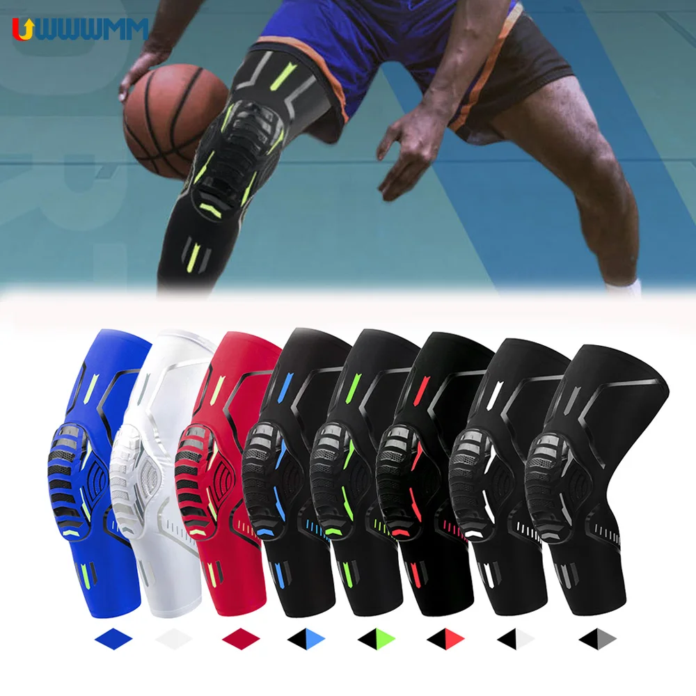 1Pcs-Honeycomb-Knee-Shin-Guard-Women-Men-Sport-Compression-Knee-Sleeve ...