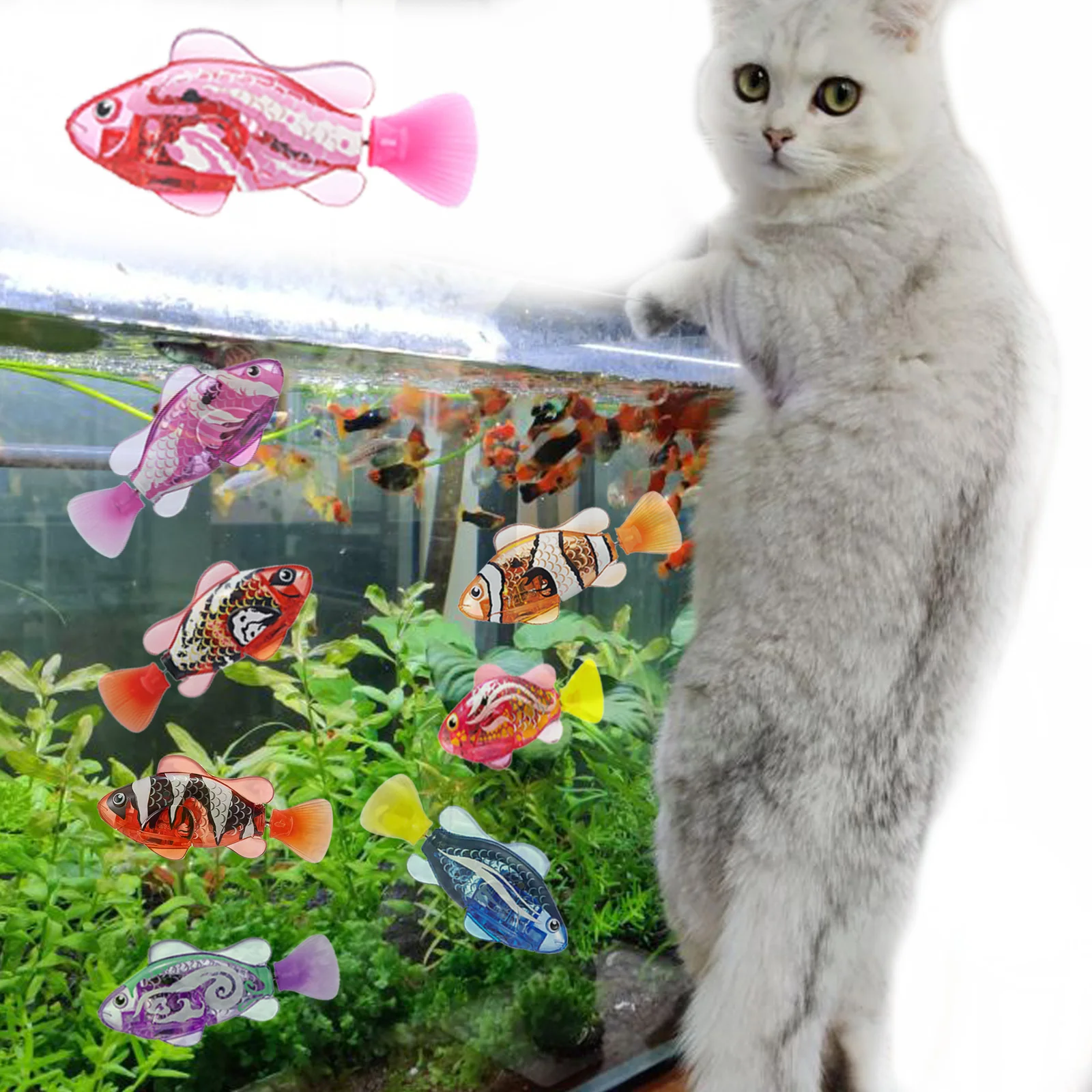 Flash-Swimming-Electronic-Pet-Fish-Bath-Toys-for-Children-Kids-Bathtub ...