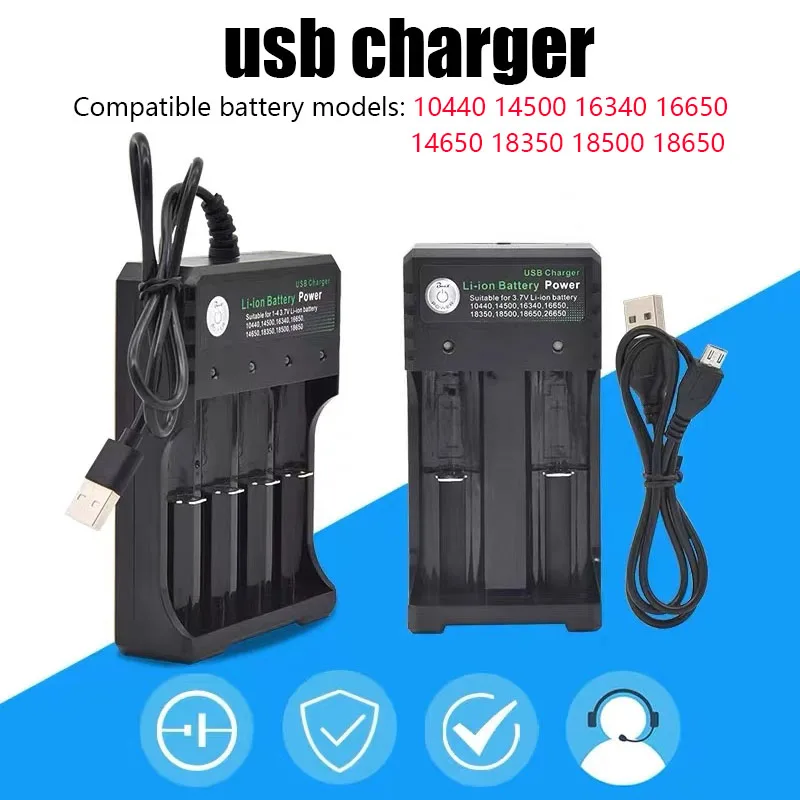 USB-Lithium-18650-Battery-Charger-14500-16340-16650-14650-18350-18650 ...