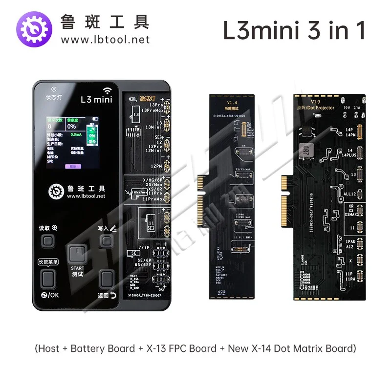 Luban l3 mini programador inteligente para a cara x/xs/xr max dot ...
