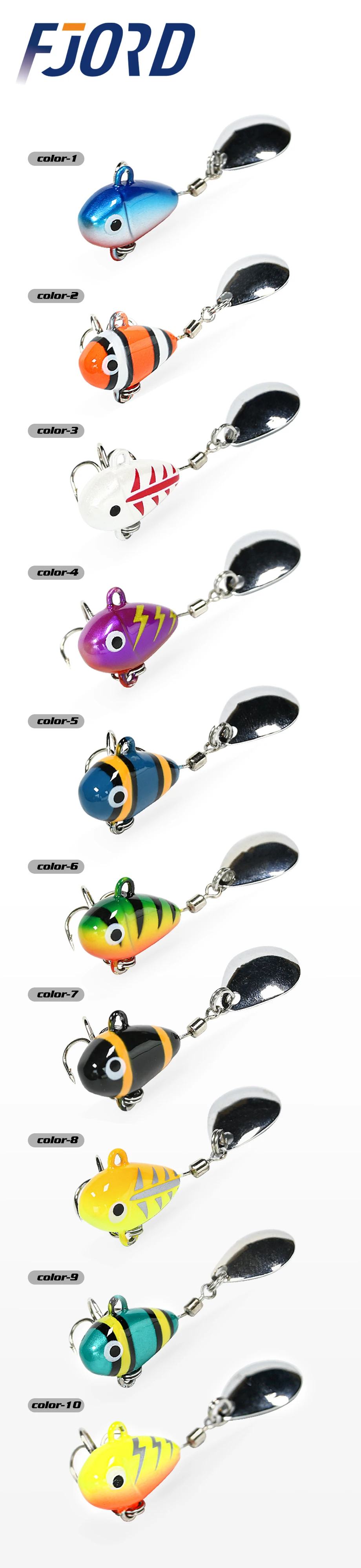 FJORD 7 г/10,5 г/14 г Тейл-спиннер Это как воблер спиннинг хвост-Спиннер свимбейт рыболовные ...