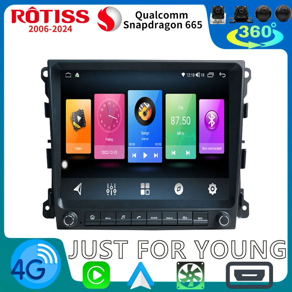 Rotiss 12G+256G Android 13 Car GPS Navigation Player For Porsche ...