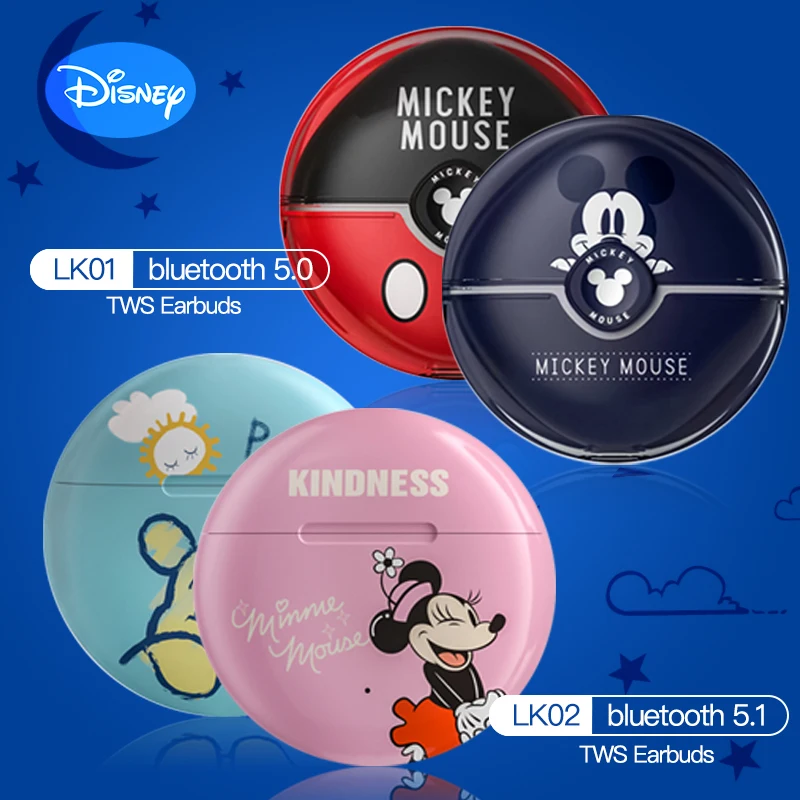 New Original Disney Wireless headphones TWS 5.0 Bluetooth Earphones ...