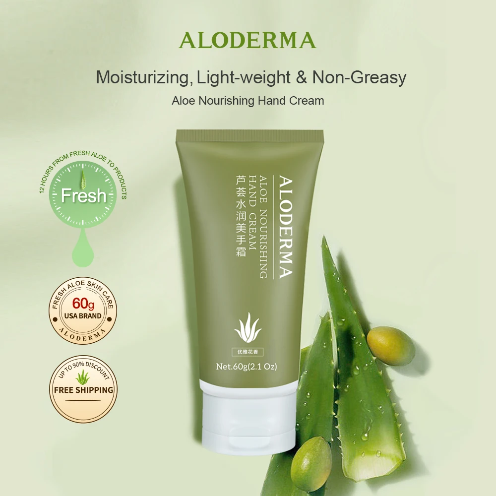 ALODERMA-Organic-Aloe-Nourishing-Hand-Cream-Hydrating-Hand-Gel-Soothing ...