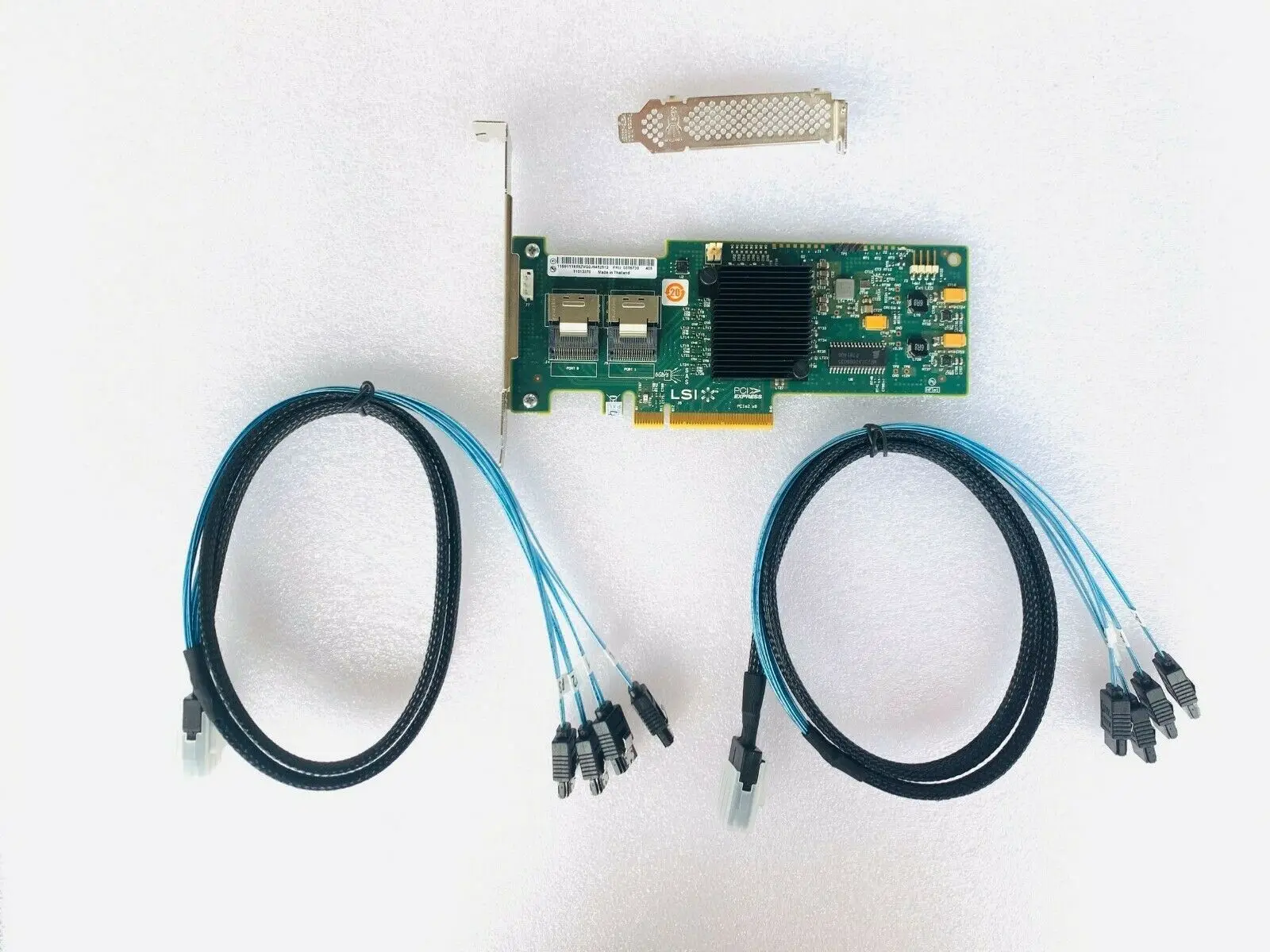 LSI-SAS-9220-8i-8-port-6Gb-s-PCIe-HBA-RAID-SATA-Controller-card-SFF ...