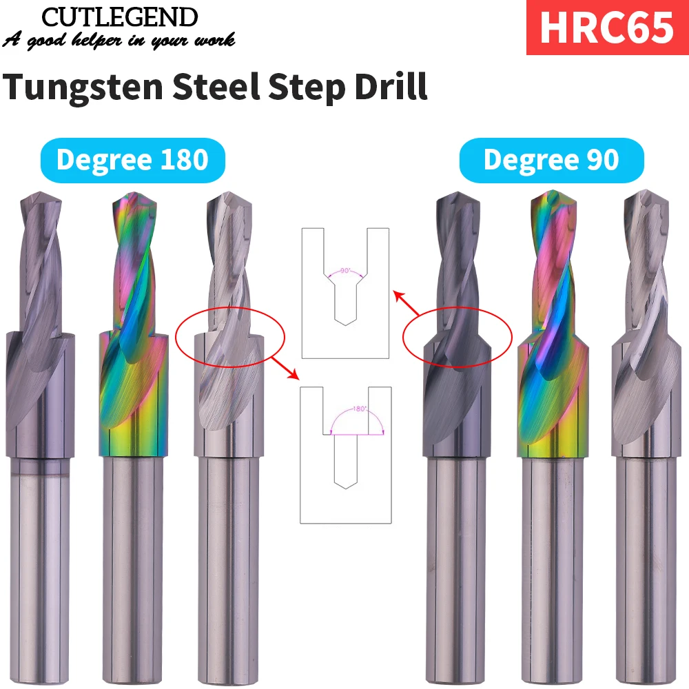 90-180-Degree-Carbide-Counterbore-Twist-Step-Drill-Bit-For-Aluminum-Steel-Drilling-Hole-And ...