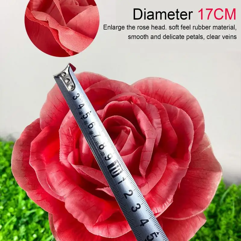 Solar Rose Flower Lights Outdoor Solar Garden Stake Lights Waterproof ...