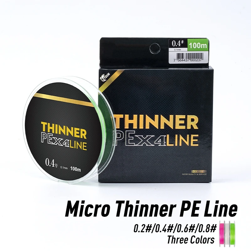 Tangle-Free 4-Strand Braided Line - Easy Fishing Tackle