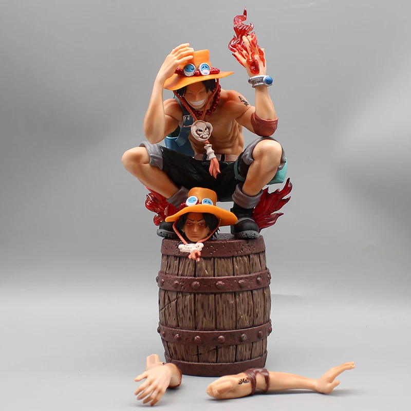 25cm-One-Piece-Portgas-D-Ace-Figures-Anime-Figure-Ace-Action-Figures-Gk ...