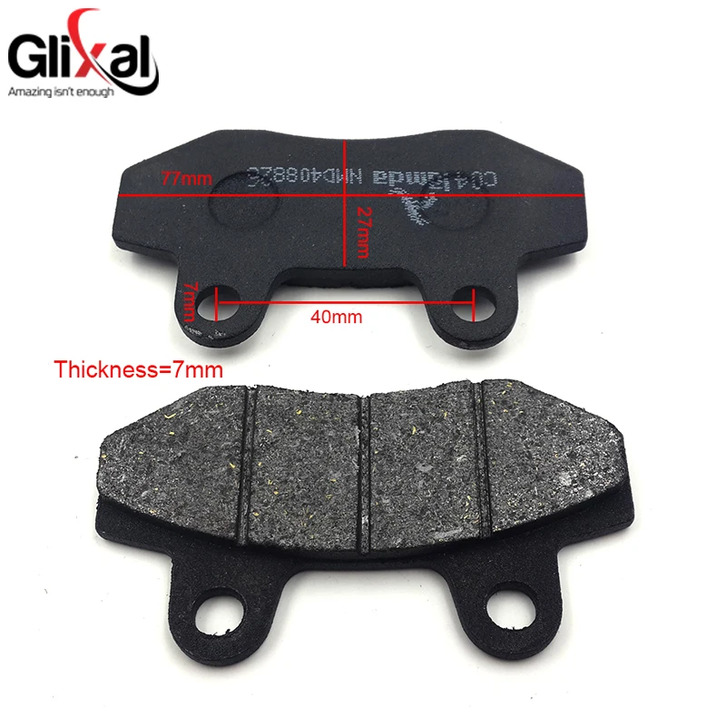 Glixal Universal Rear Disc Brake Pads for GY6 49cc 50cc 125cc 150cc ...