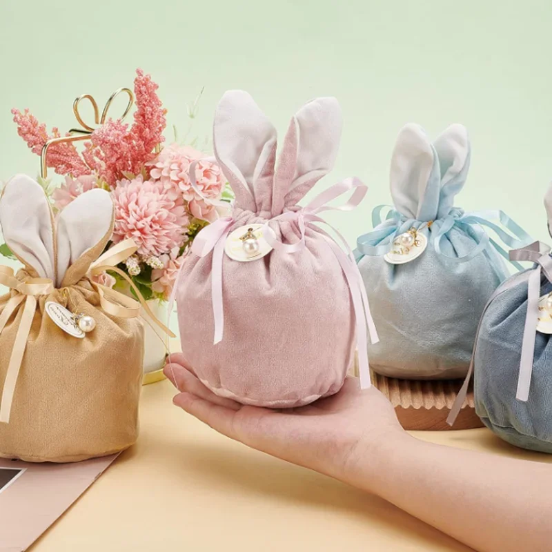 6Pcs-Velvet-Drawstring-Bags-Easter-Bunny-Gift-Pouches-Rabbit-Ear-Candy ...