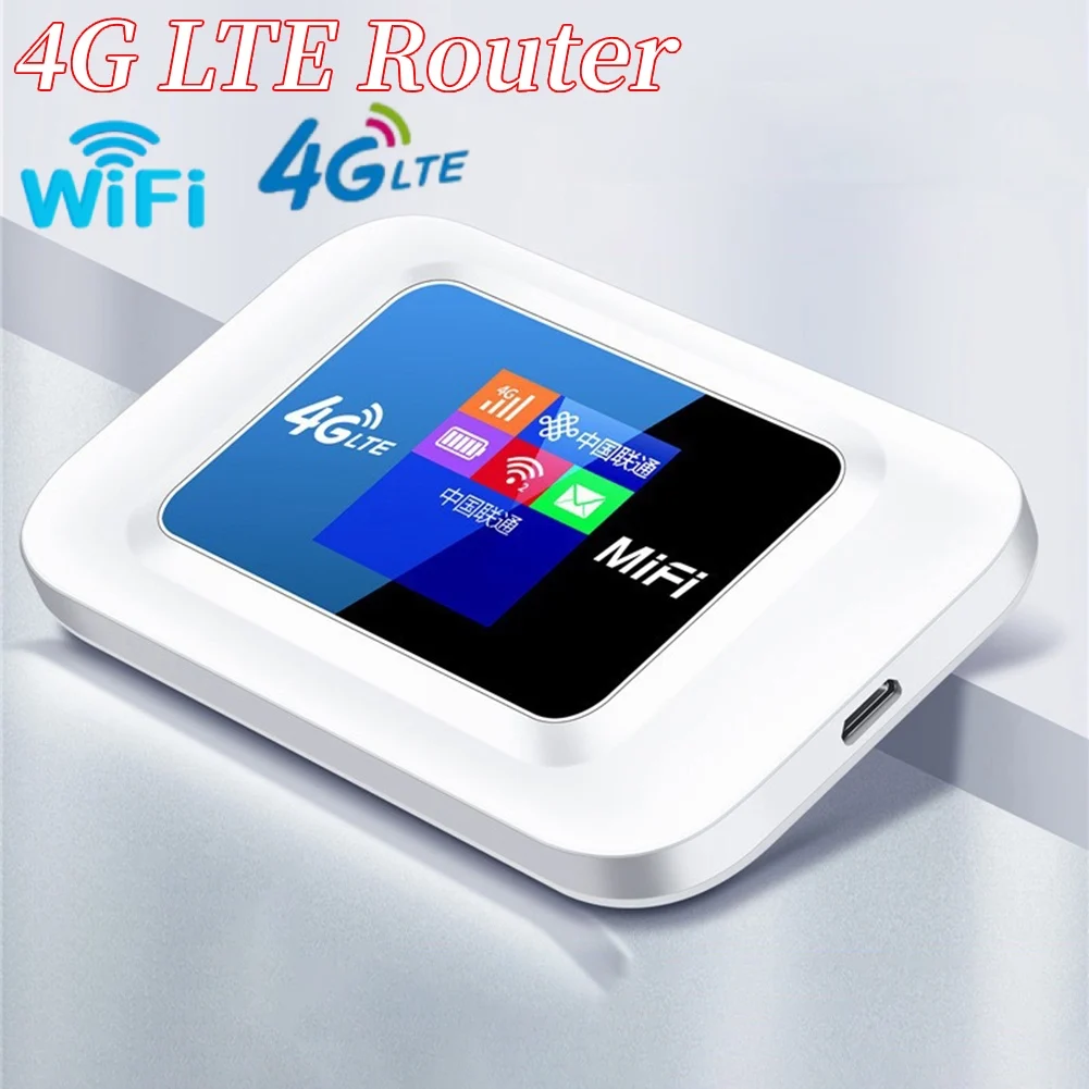 150Mbps-4G-LTE-Wifi-Router-Color-LCD-Display-Portable-Modem-Sim-Card ...