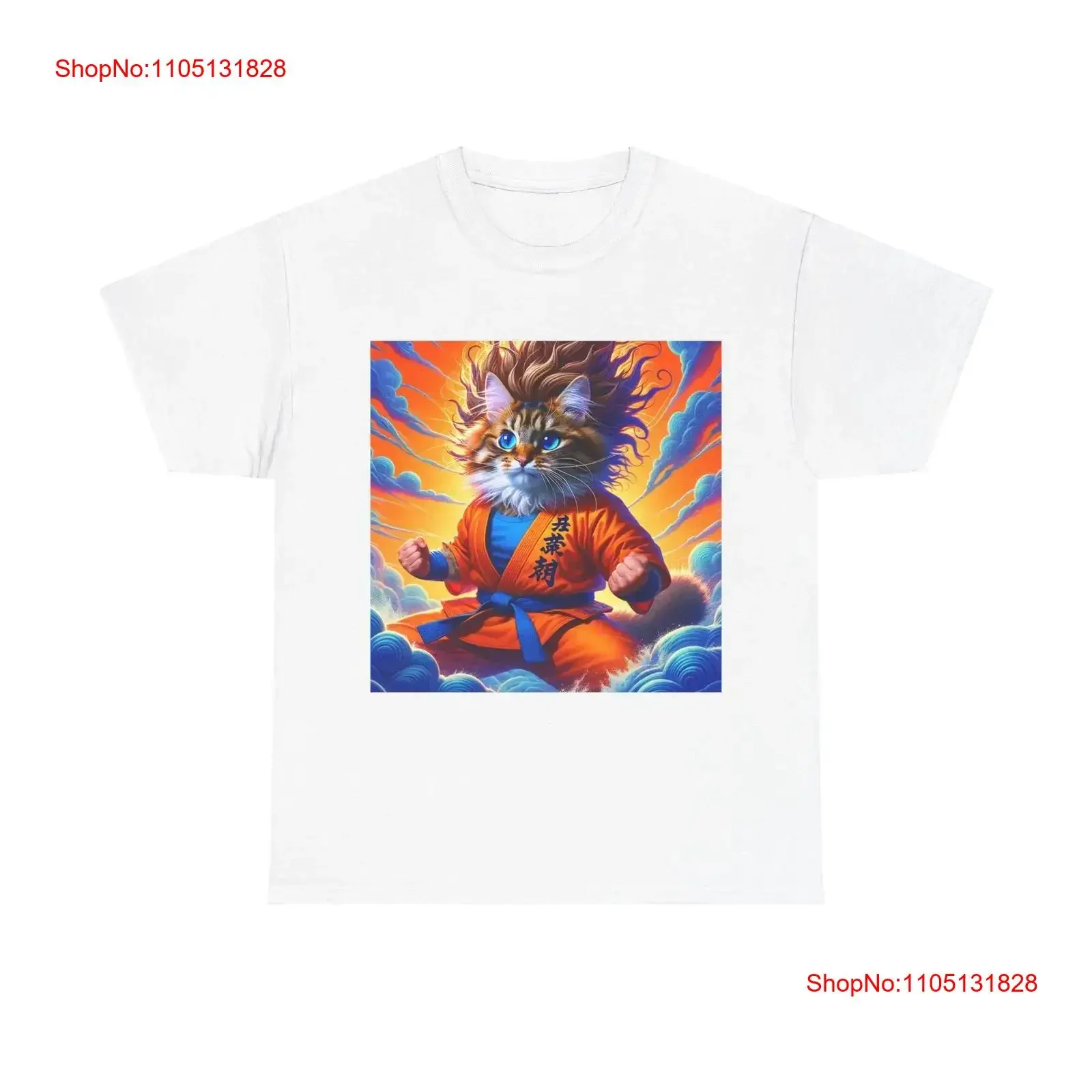 Adult T Shirt Maine Coon Cat Anime Style Art vintage Washed homme ...