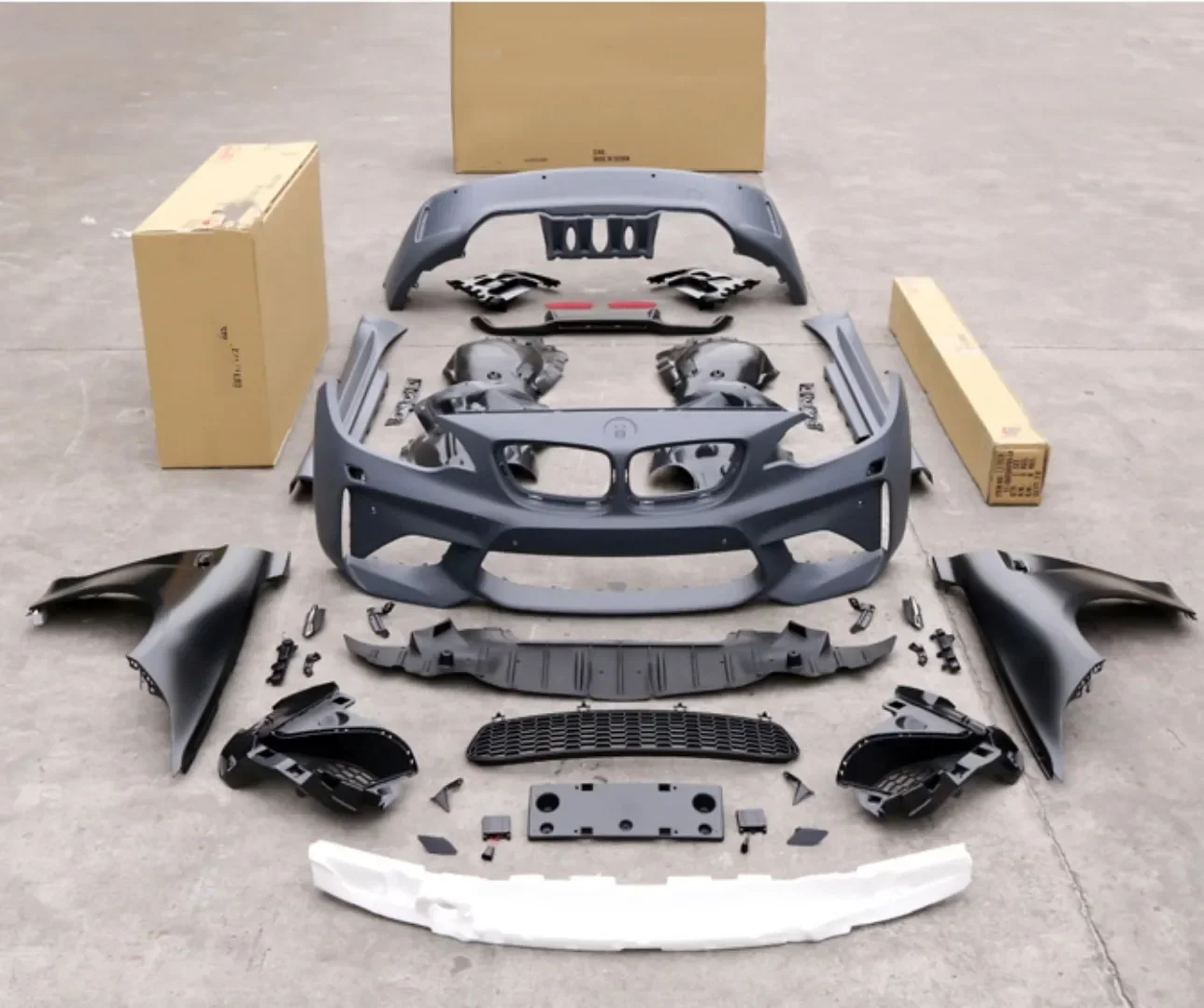 Body Kit For BMW 2 Series F22 F23 220i 225i Upgrade to M2 Front Rear ...