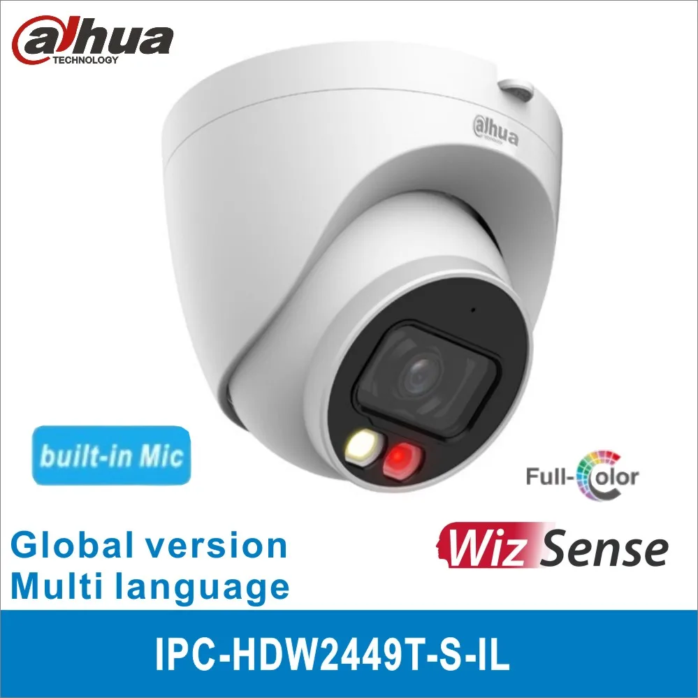 Dahua IPC-HDW2449T-S-IL 4MP Smart Dual Illumination Full color Built in Mic CCTV Fixed-focal ...