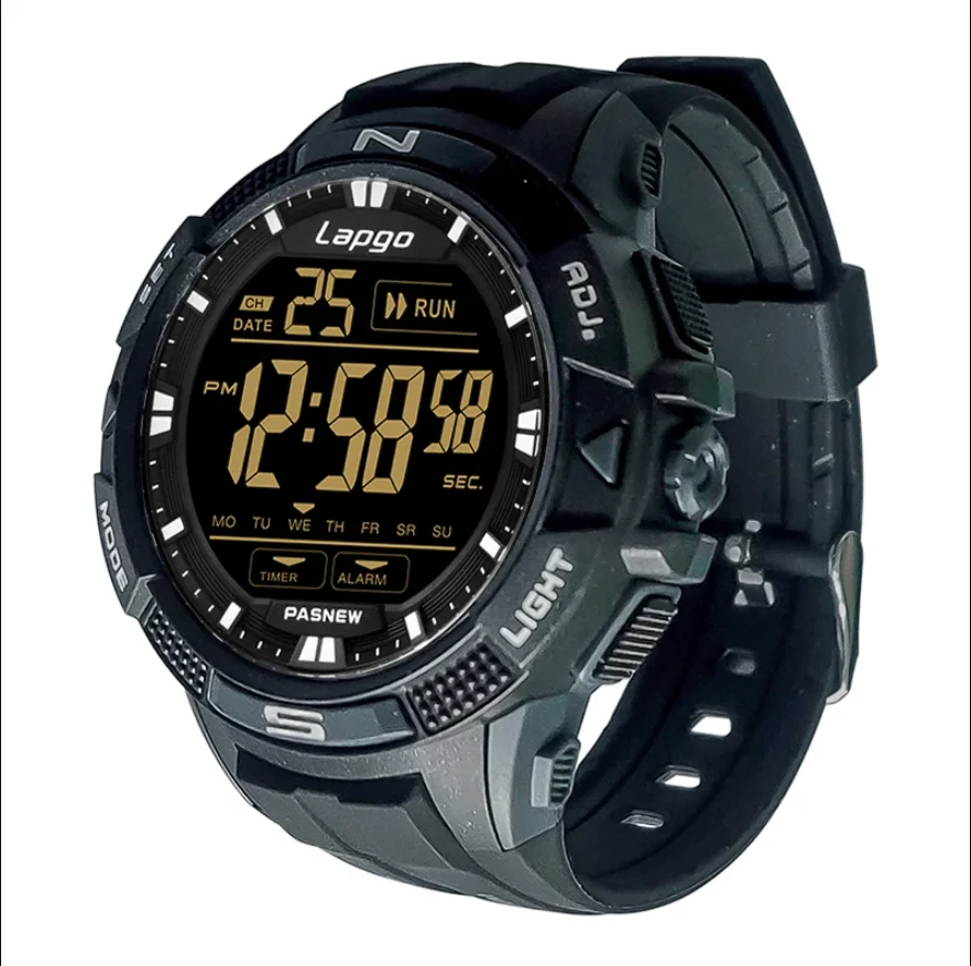Waterproof-Digital-Watches-Man-Blue-Blacklight-Casual-Sport-Hand-Clock ...