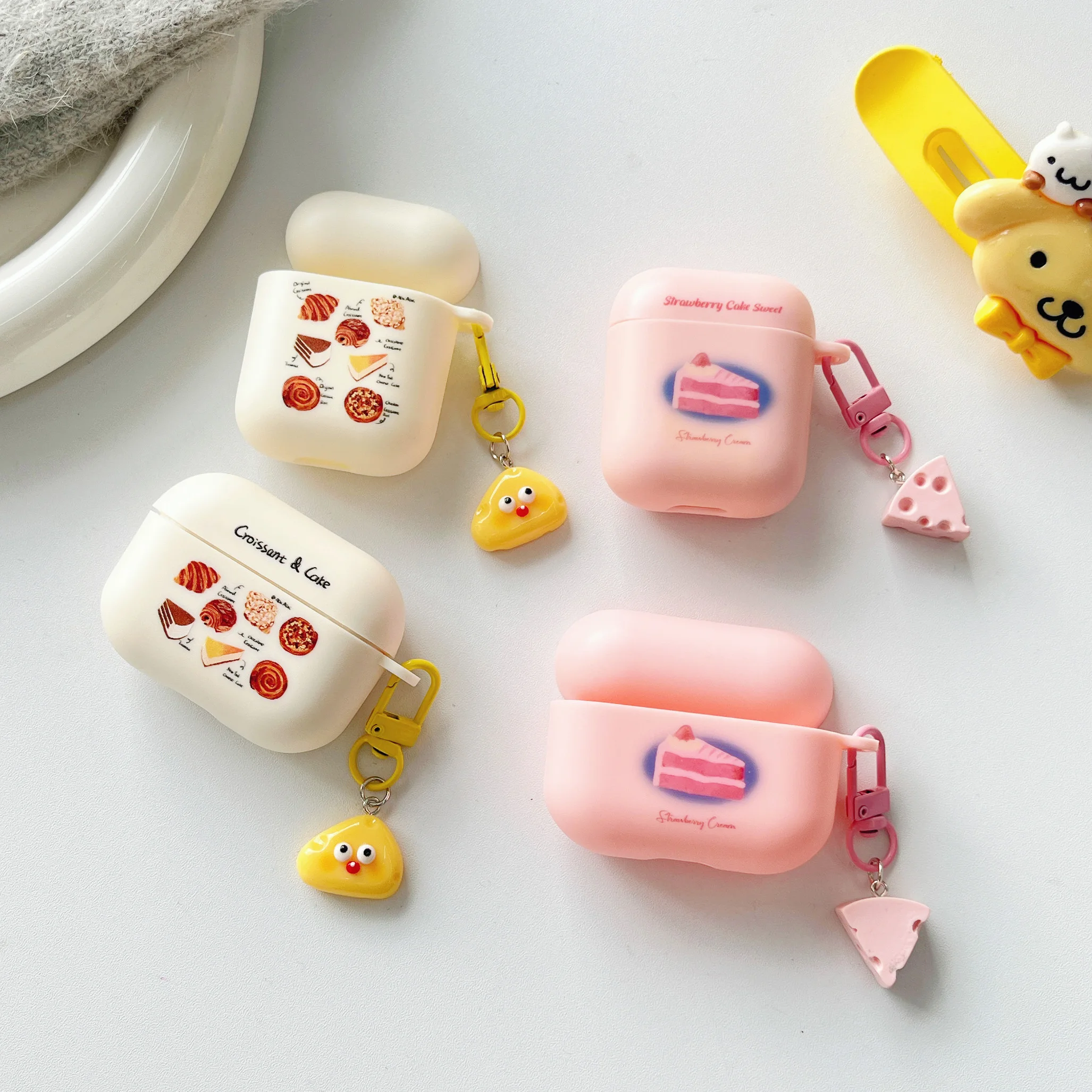 Cheese-Cake-Frosted-Soft-TPU-Earphone-Cases-For-Apple-AirPods-1-2-3-Pro ...