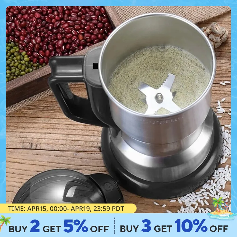 High-Power-Electric-Coffee-Grinder-Kitchen-Cereal-Nuts-Beans-Spices ...