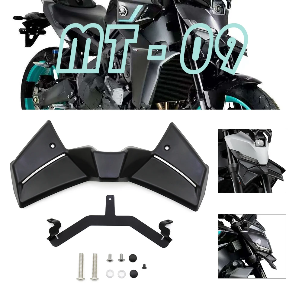 Motorcycle Front Wing Spoiler Aerodynamic Naked Winglet Deflector ...