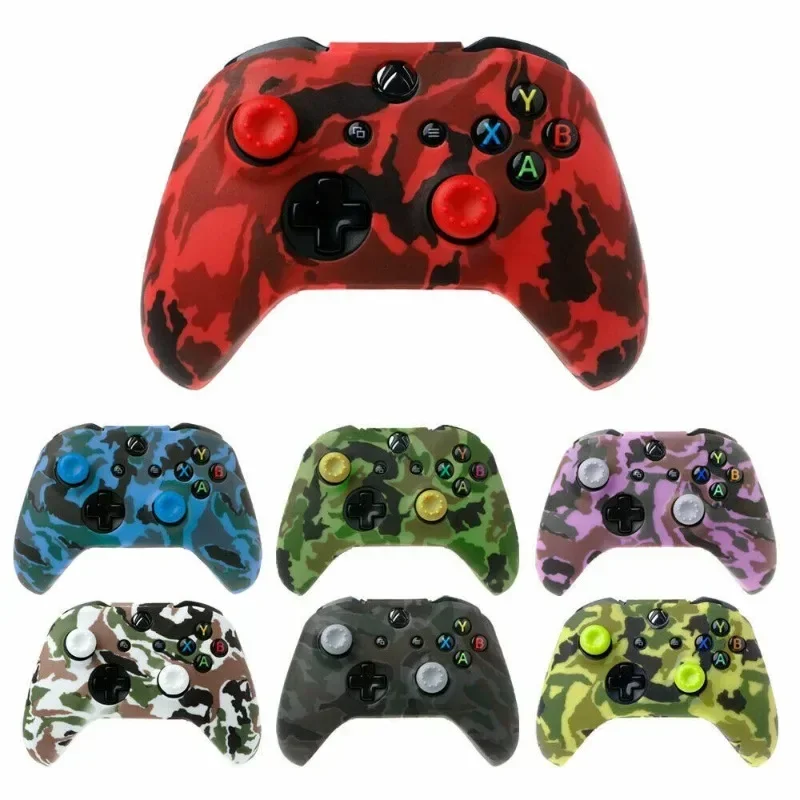 Camouflage-Controller-Gamepad-Skin-For-Xbox-One-S-X-Thumb-Stick-Grip ...