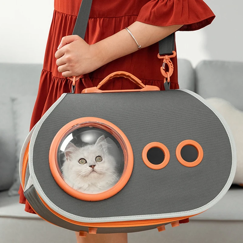 Cats Bags Breathable Pet Small Dog Cats Backpack Travel Space Capsule ...