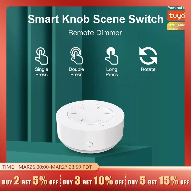 Tuya-Zigbee-Smart-Rotary-Dimmer-Switch-Button-with-Magnetic-Sucker-Home ...