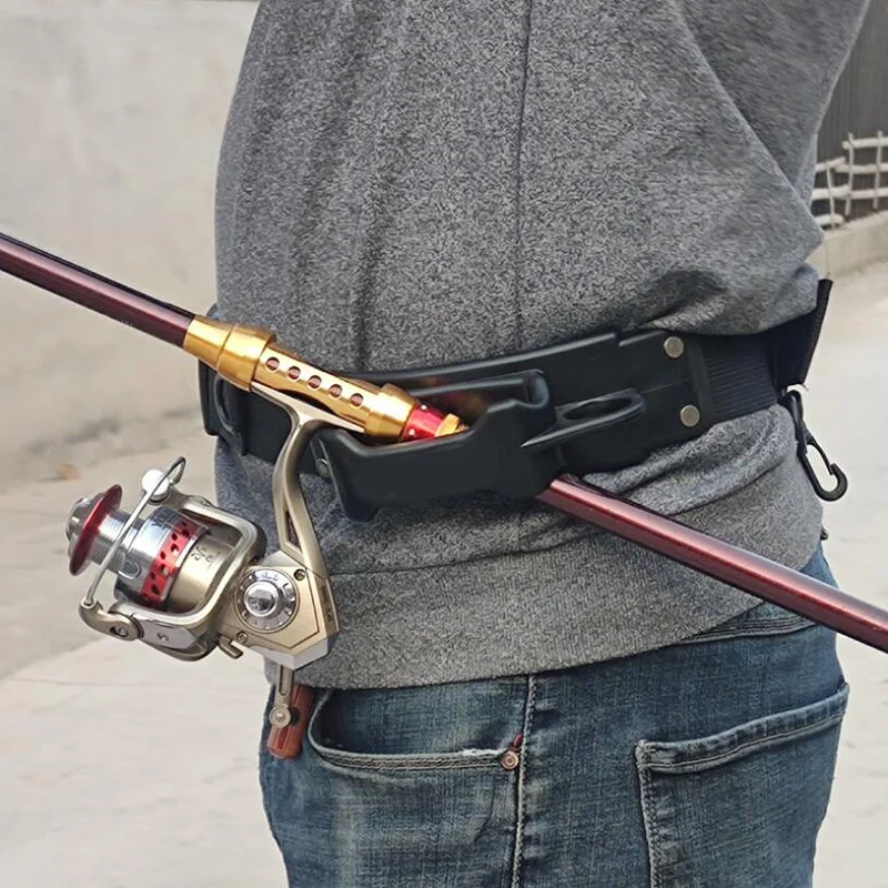 Fishing Fighting Belt Waist Rod Holder Stand Up Adjustable Belt Fishing ...