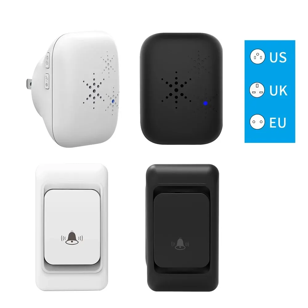 Wireless Doorbell without Battery, Waterproof 150M Long-distance ...