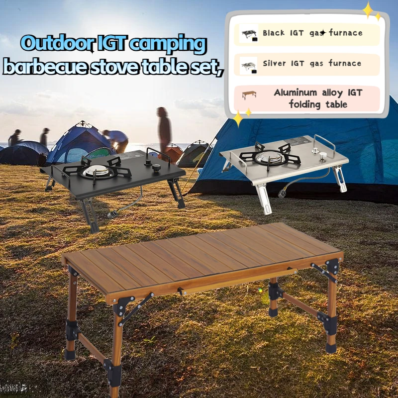 Outdoor-foldable-portable-IGT-combination-table-camping-table-gas-stove ...