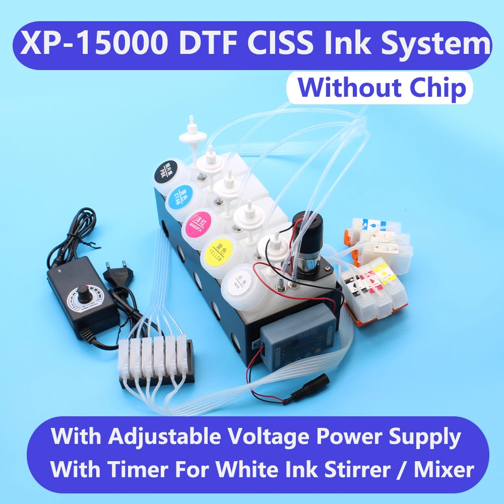 XP 15000 DTF CISS Modify Ink System For Epson XP-15000 Without Chip ...