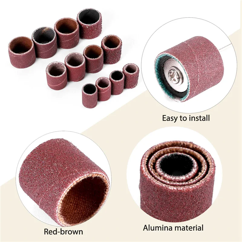 531 Pcs Grinding Drum Set, Grinding Machine Sockets Drum Cores Self ...
