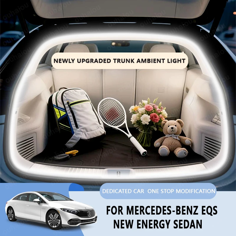 For FOR MERCEDES-BENZ EQS trunk light Atmosphere lights modification ...