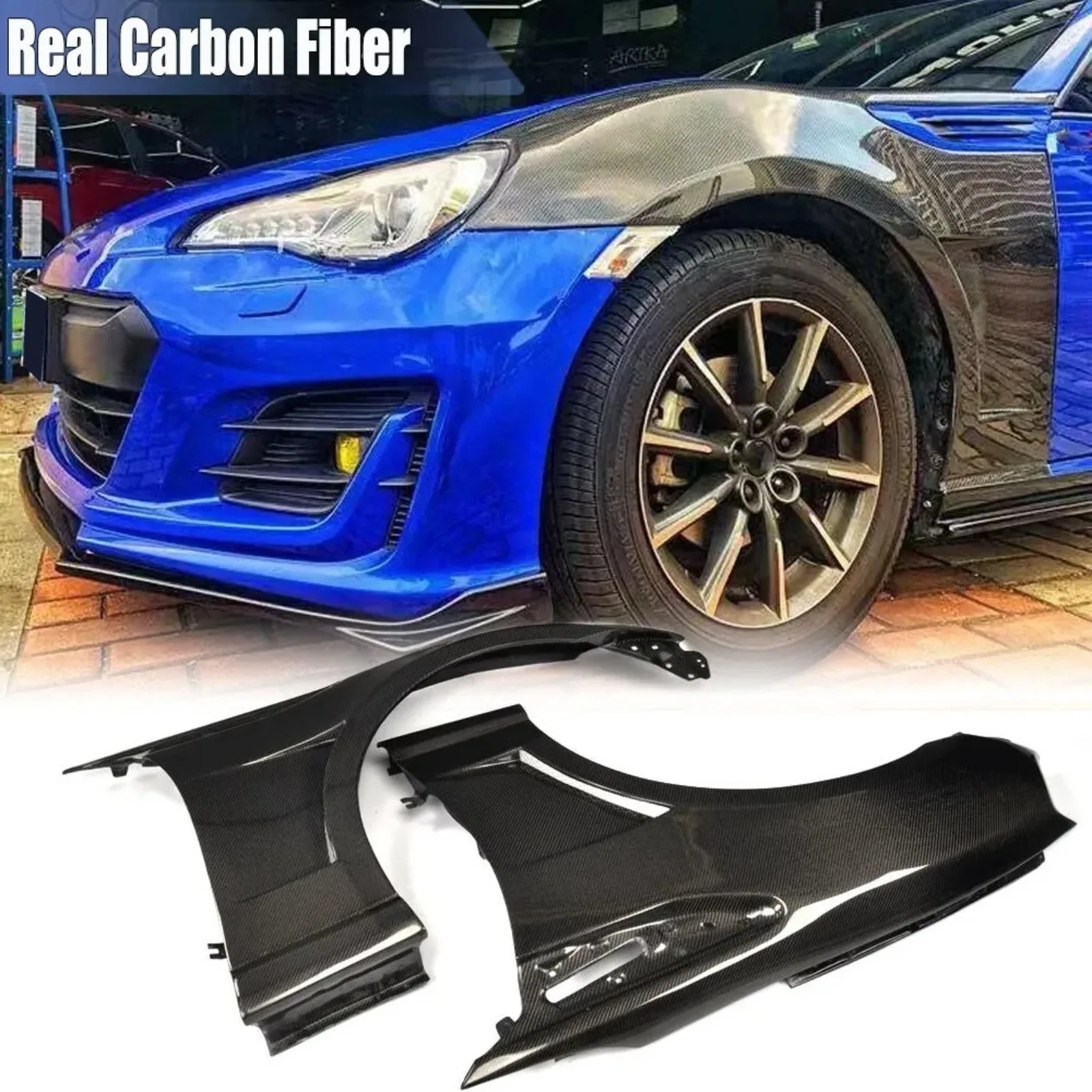 carbon Fiber Front Side Fender Vent Panel for Toyota GR86/Subaru BRZ ...