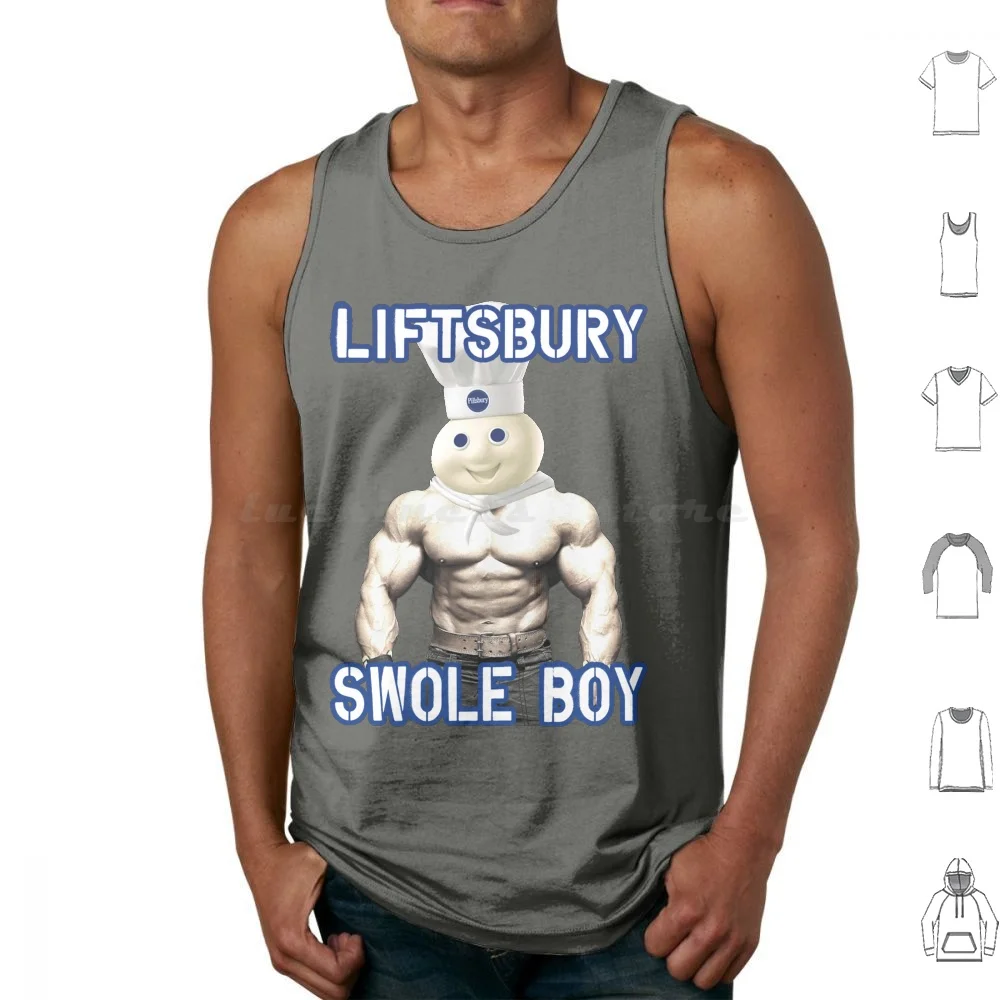 Liftsbury Swoleboy Tank Tops Vest Sleeveless Funny Lifting Gym Fitness ...