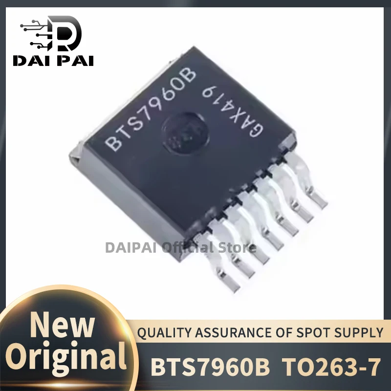(10Pcs/Lot) 100% New original BTS7960B BTS7960 TO-263 Chipset ...