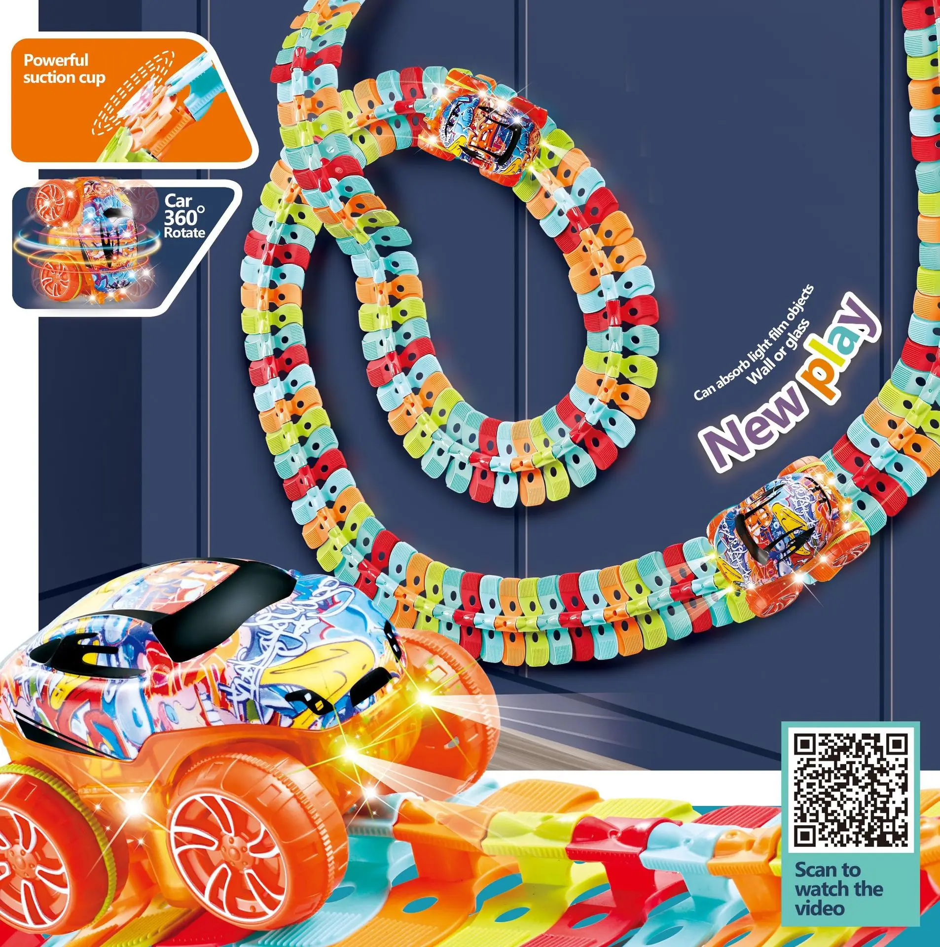 New-Race-Track-Toy-Car-DIY-Changeable-Speed-Tracks-Set-Electric-Slot ...