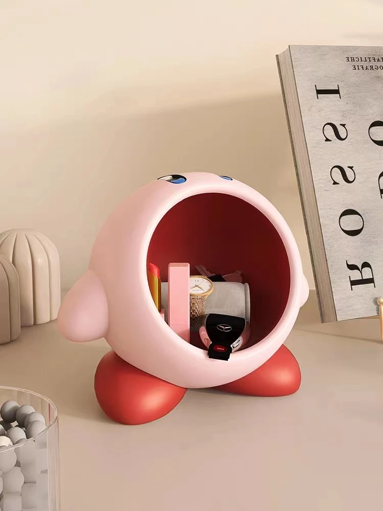 Cartoon Anime big mouth storage box cute Kirbys stand Statue Porch ...