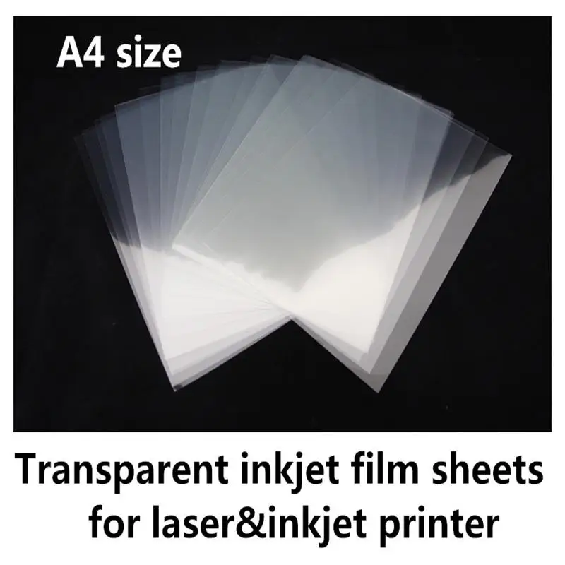Hojas-de-pel-cula-transparente-para-impresora-de-inyecci-n-de-tinta-y-l ...
