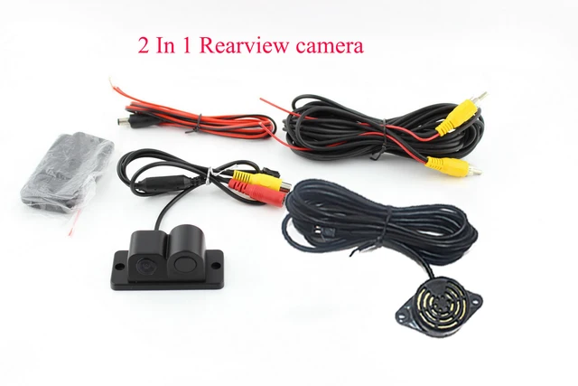 3 In 1 Car Night Vision Rear View Camera Radar Parking Sensor 170 ...