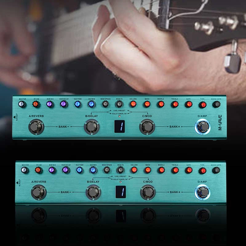 New-M-vave-Tank-G-Guitar-Multi-Effects-Pedal-36-Presets-9-Preamp-Slot-3 ...