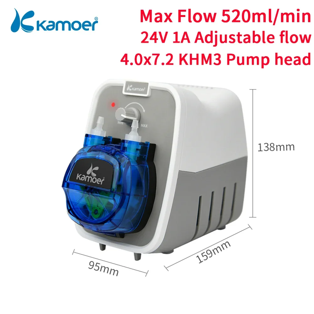 Kamoer-520ml-min-KCPA600-High-Flow-Peristaltic-Pump-24V-DC-Motor-4mmX7 ...