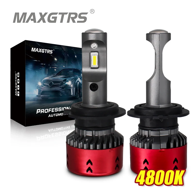 2x 4800k High Power Led Car Headlight Bulbs H1 H7 H11/h8 9005 Hb3 9006 ...