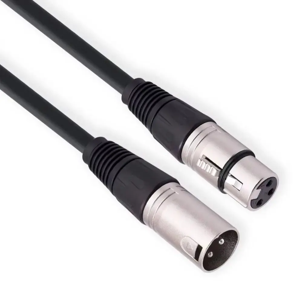 Cable XLR de 3 pines para micrófono de Karaoke, enchufe de cañón de ...