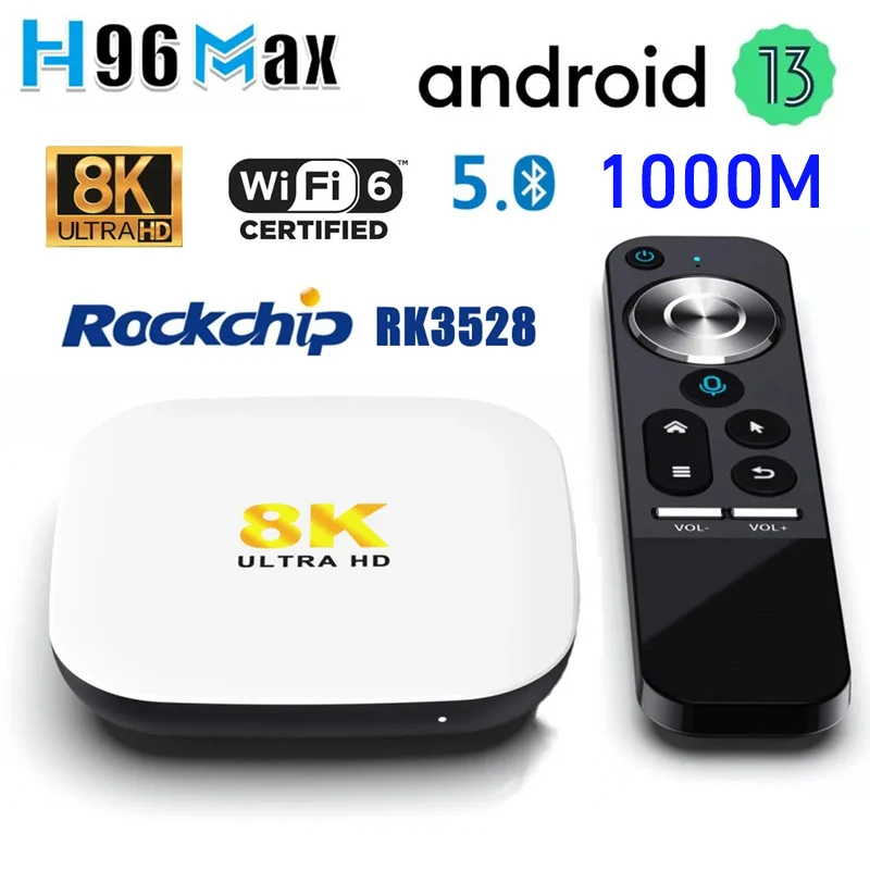 Caixa-de-TV-inteligente-com-controle-remoto-de-voz-girosc-pio-HDR10 ...